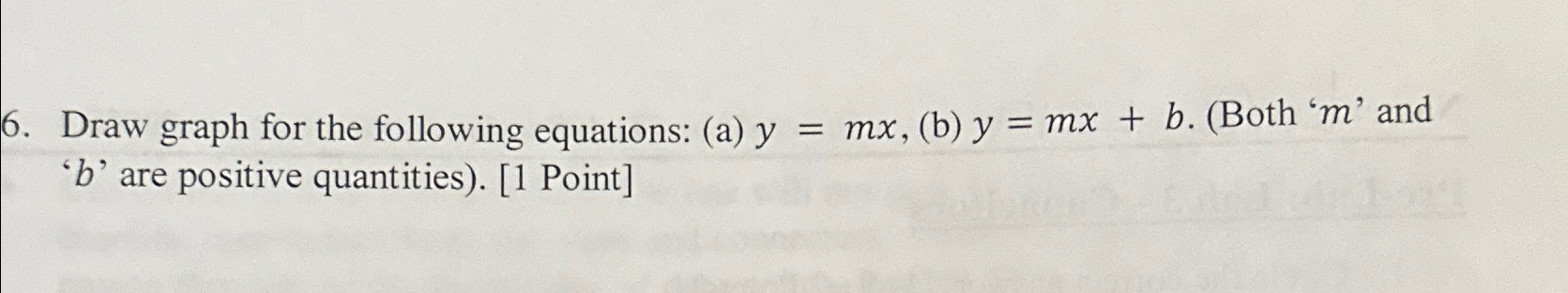 Solved Draw graph for the following equations: | Chegg.com