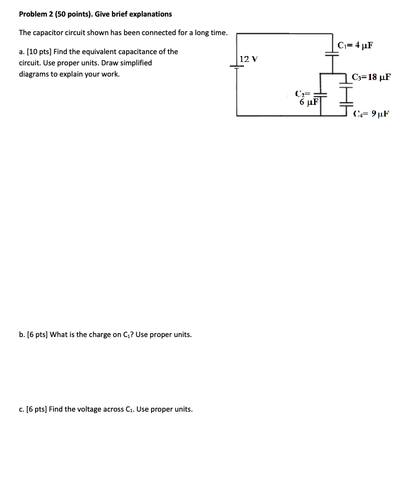 Solved Problem 2 (50 ﻿points). ﻿Give brief explanationsThe | Chegg.com