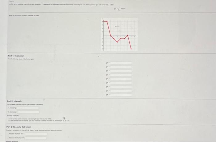 (point) Let / be the piecewise near function with | Chegg.com