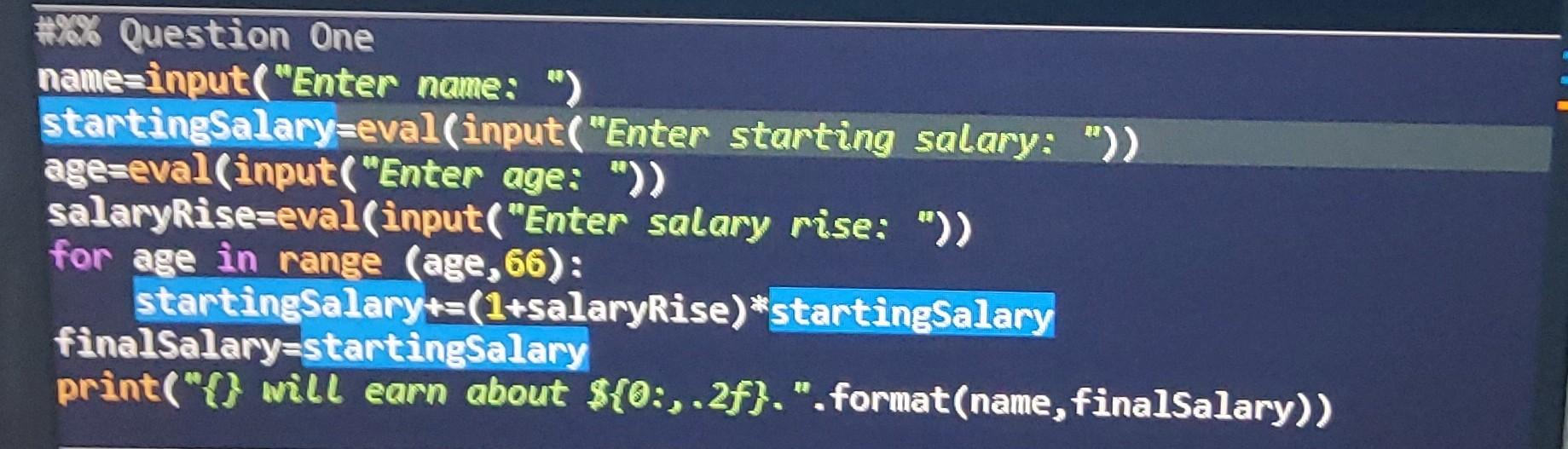 Solved I keep getting an error, and I am not sure what it | Chegg.com