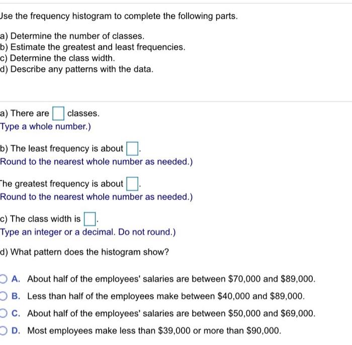 Solved Use the frequency distribution shown below to | Chegg.com