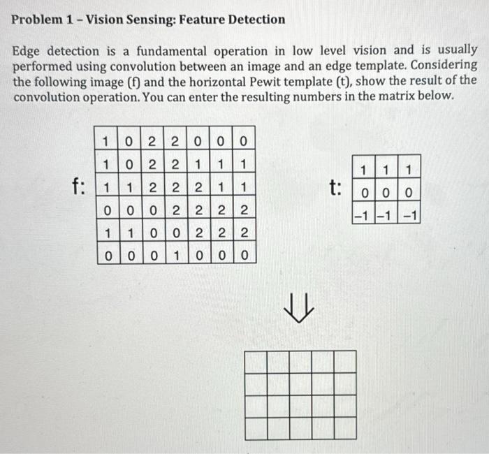 Solved Edge Detection Is A Fundamental Operation In Low