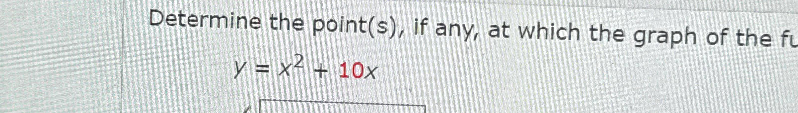 Solved Determine the point(s), ﻿if any, at which the graph | Chegg.com