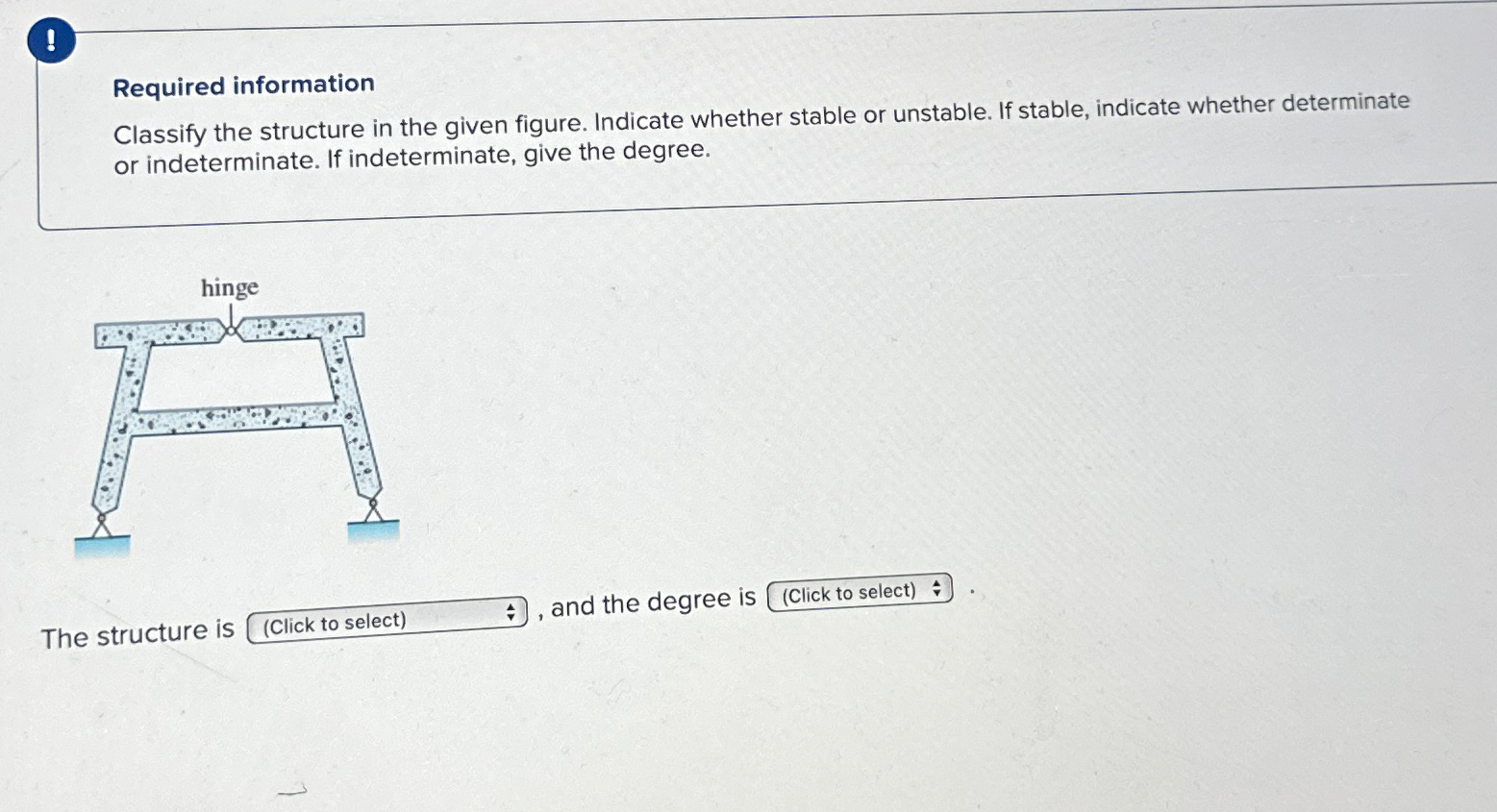 Solved !Required informationClassify the structure in the | Chegg.com