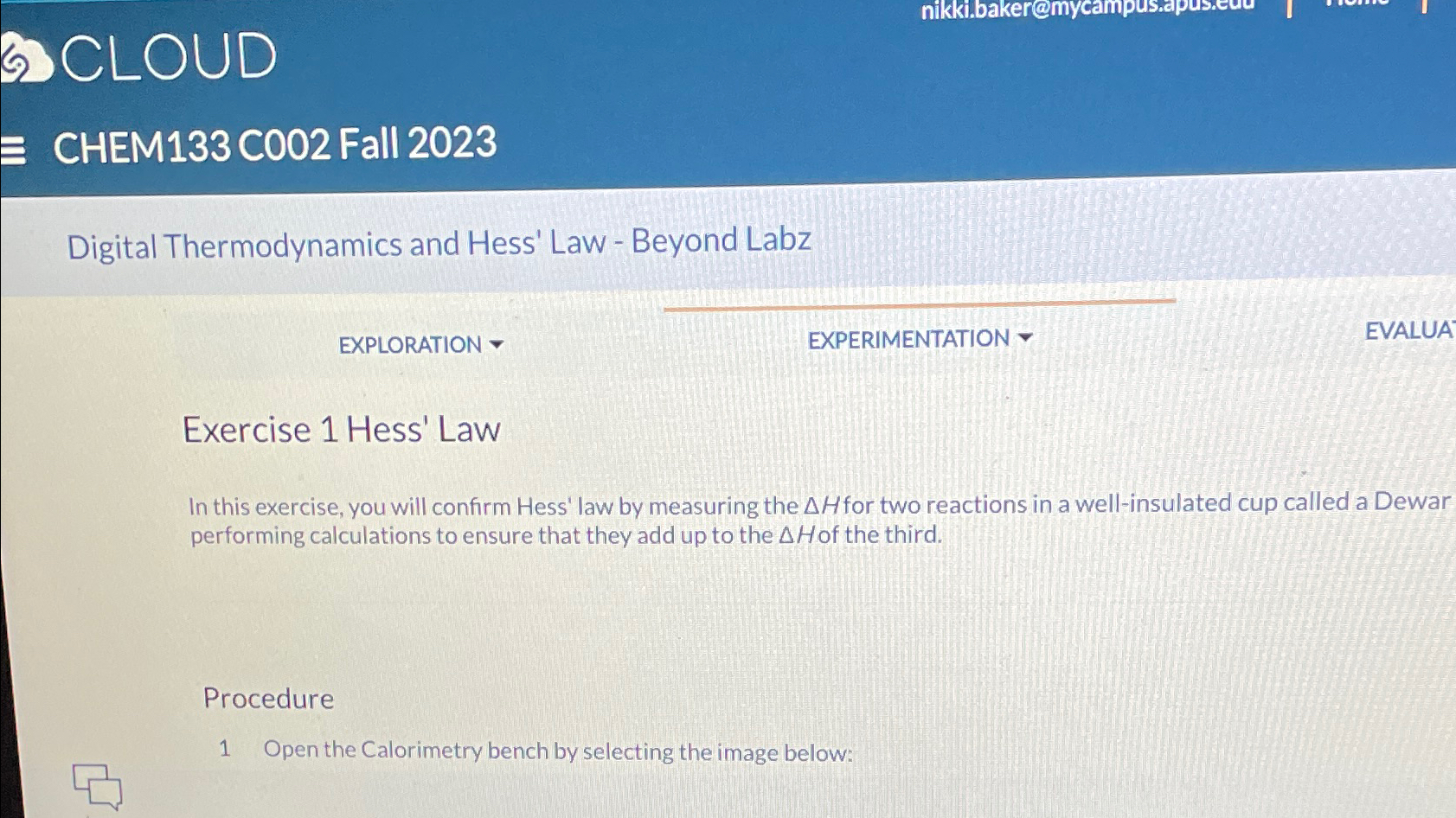 GCLOUDCHEM133 ﻿C002 ﻿Fall 2023Digital Thermodynamics | Chegg.com