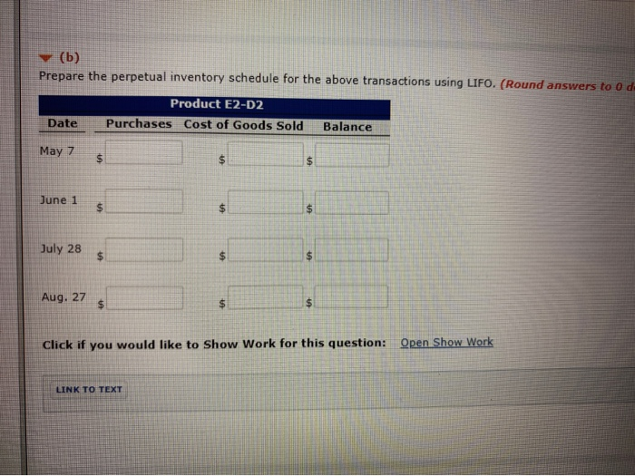 Solved RCES ent Brief Exercise 6-10 a-c (Part Level | Chegg.com