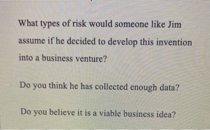 Solved CASE 2 JIM BOOTHE, INVENTOR 1 Jim Boothe has invented | Chegg.com