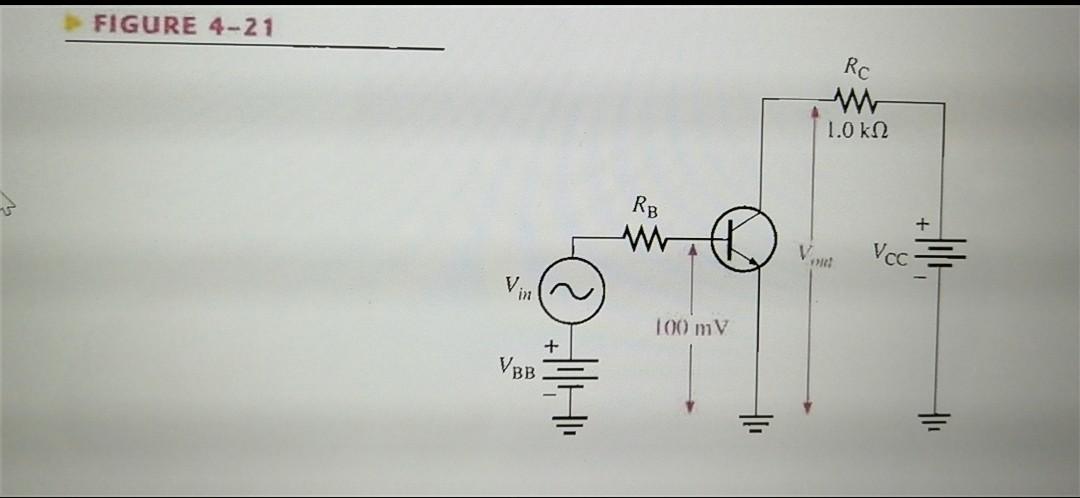 Solved FIGURE 4-21FIGURE 4-234 basic transistor bias | Chegg.com