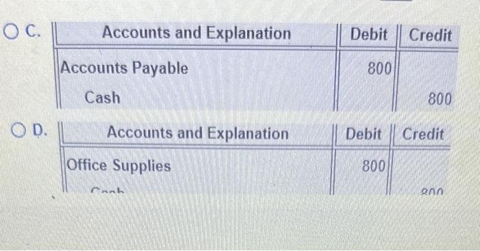 Solved Sedlor Properties purchased office supplies on | Chegg.com