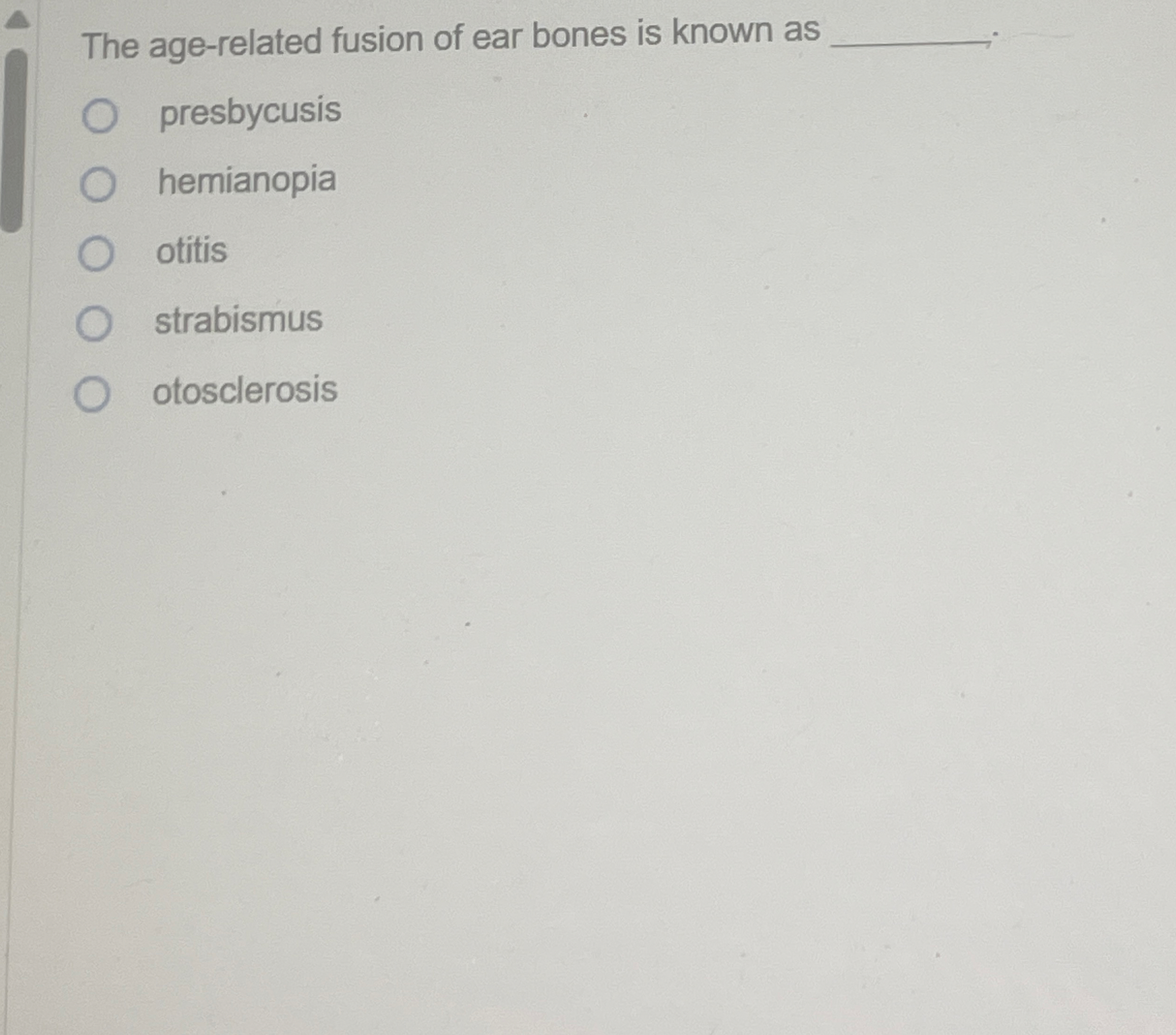 Solved The age-related fusion of ear bones is known | Chegg.com