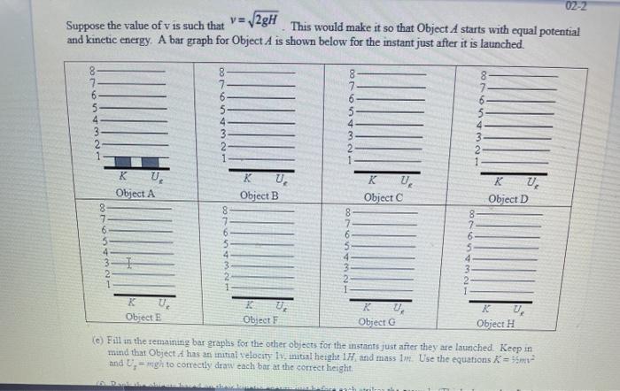 Solved Problem 2: Eight objects are launched horizontally | Chegg.com