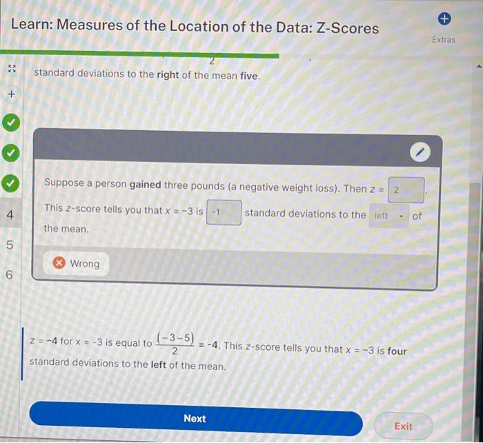 Learn: Measures of the Location of the Data: Z-Scores | Chegg.com