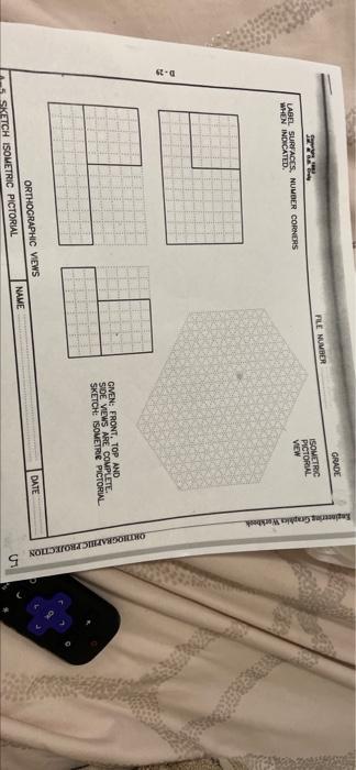 Solved FLE NUMBER GRADE LABEL SURFACES, NUMBER CORNERS WHEN | Chegg.com