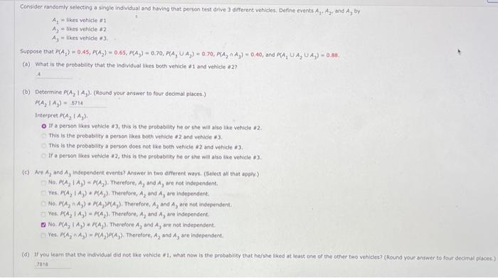 Solved Consider randomly selecting a single individuat and | Chegg.com