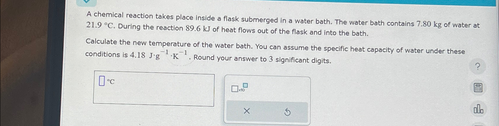 Solved A chemical reaction takes place inside a flask | Chegg.com