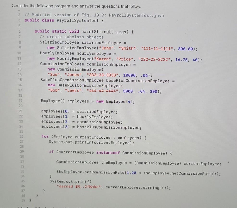 Solved Assume the following Java statements in the context | Chegg.com