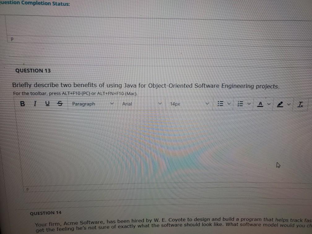Solved question Completion Status: P QUESTION 13 Briefly | Chegg.com