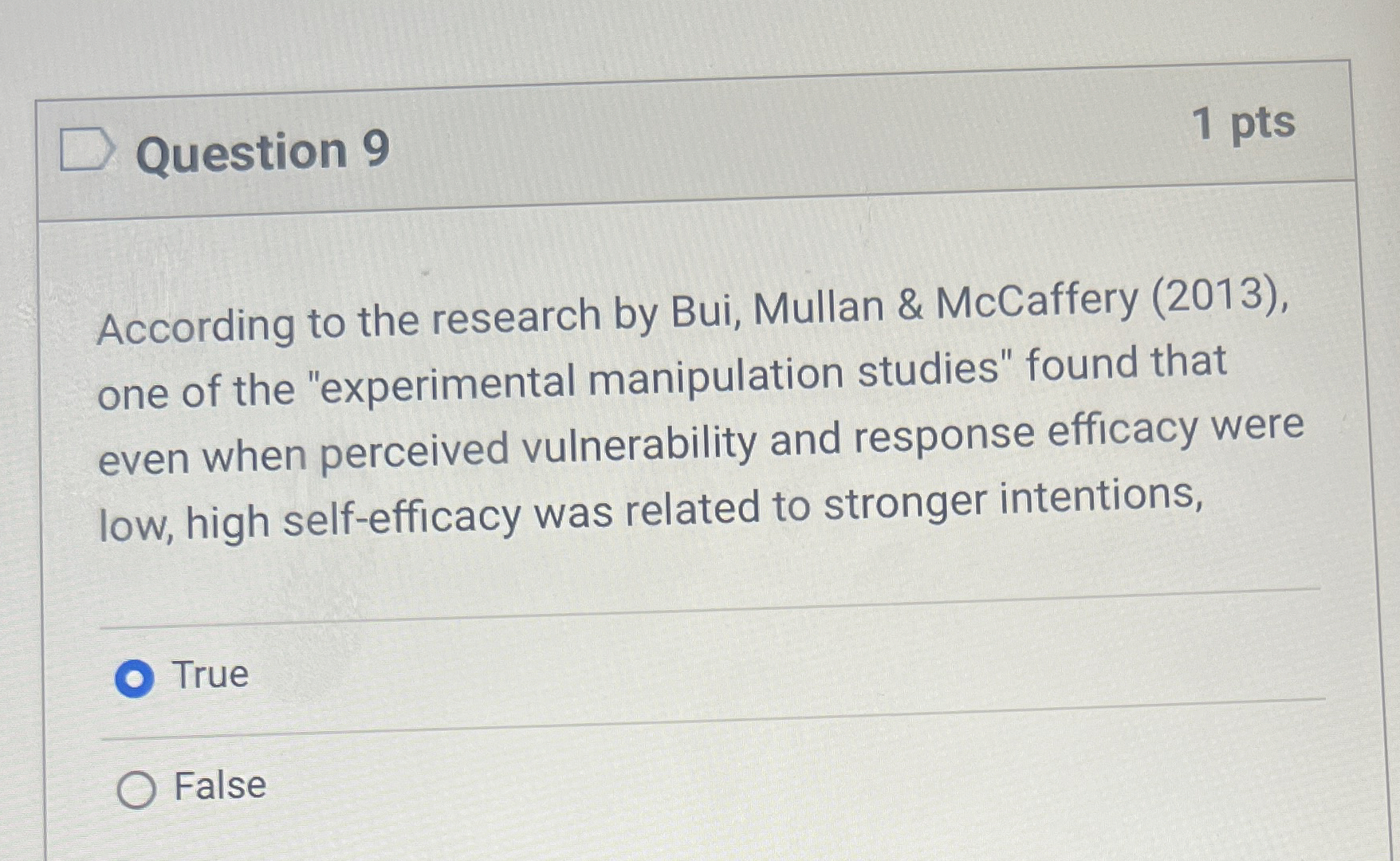 Solved Question 91 ﻿ptsAccording to the research by Bui, | Chegg.com