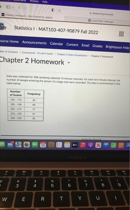 Solved Data was collected for 298 randomly selected 10 | Chegg.com