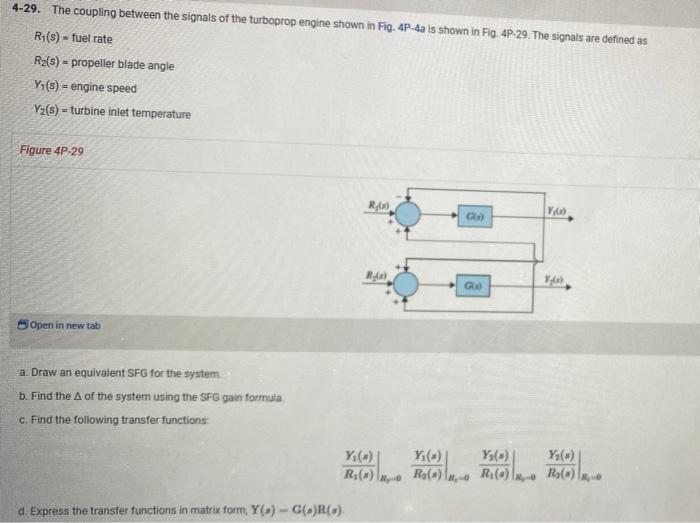 Solved 4-29. The coupling between the signals of the | Chegg.com