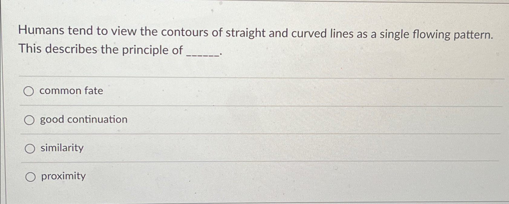 Solved Humans tend to view the contours of straight and | Chegg.com