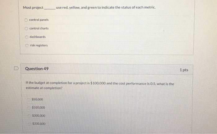 Solved Most project_ use red, yellow, and green to indicate | Chegg.com