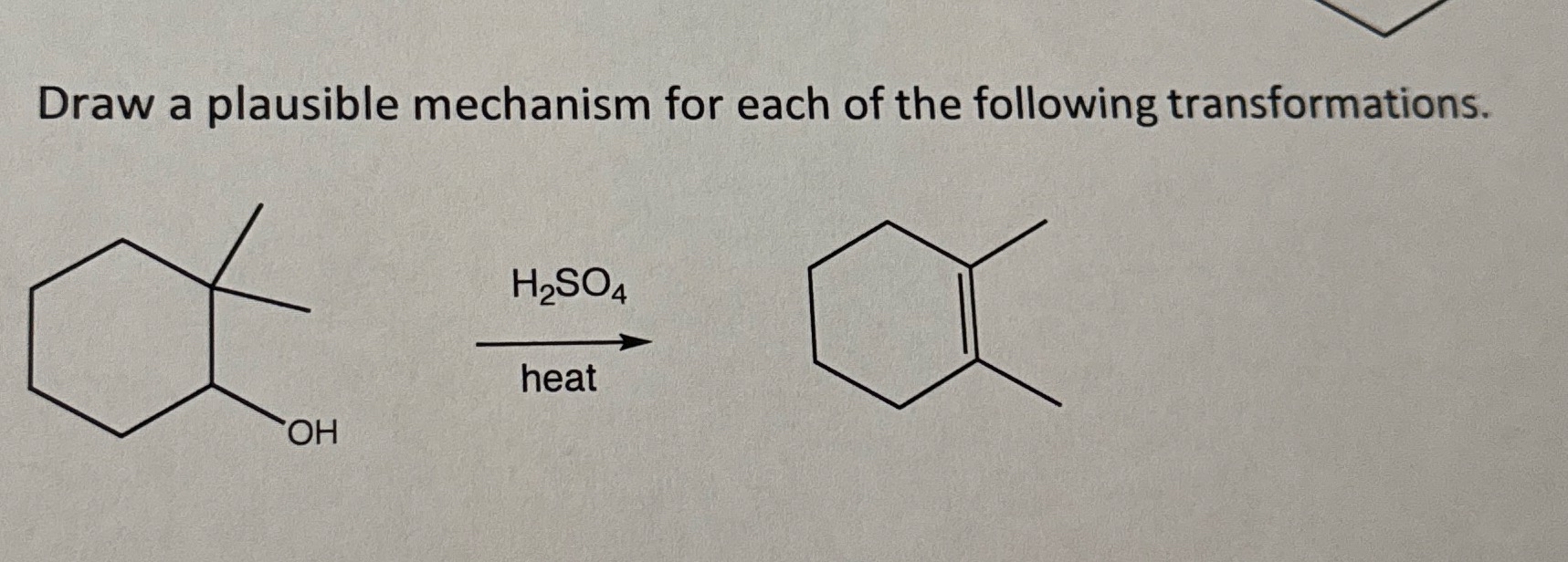 Solved Draw a plausible mechanism for each of the following | Chegg.com