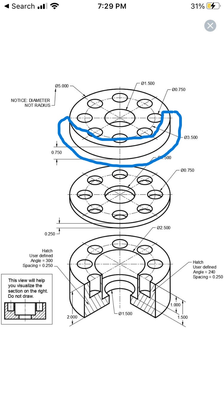 Solved I need help with this CAD exercise. Specifically how | Chegg.com