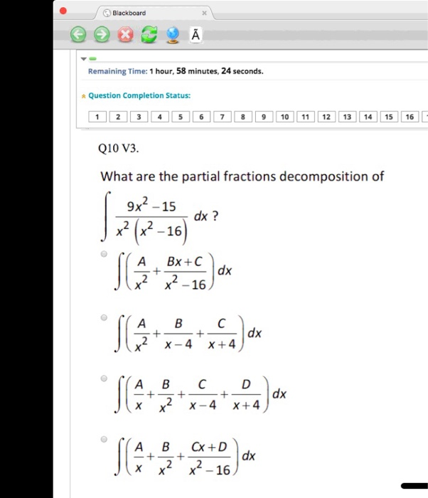 Solved Blackboard Question Completion Status: 1 2 3 4 5 6 7 | Chegg.com