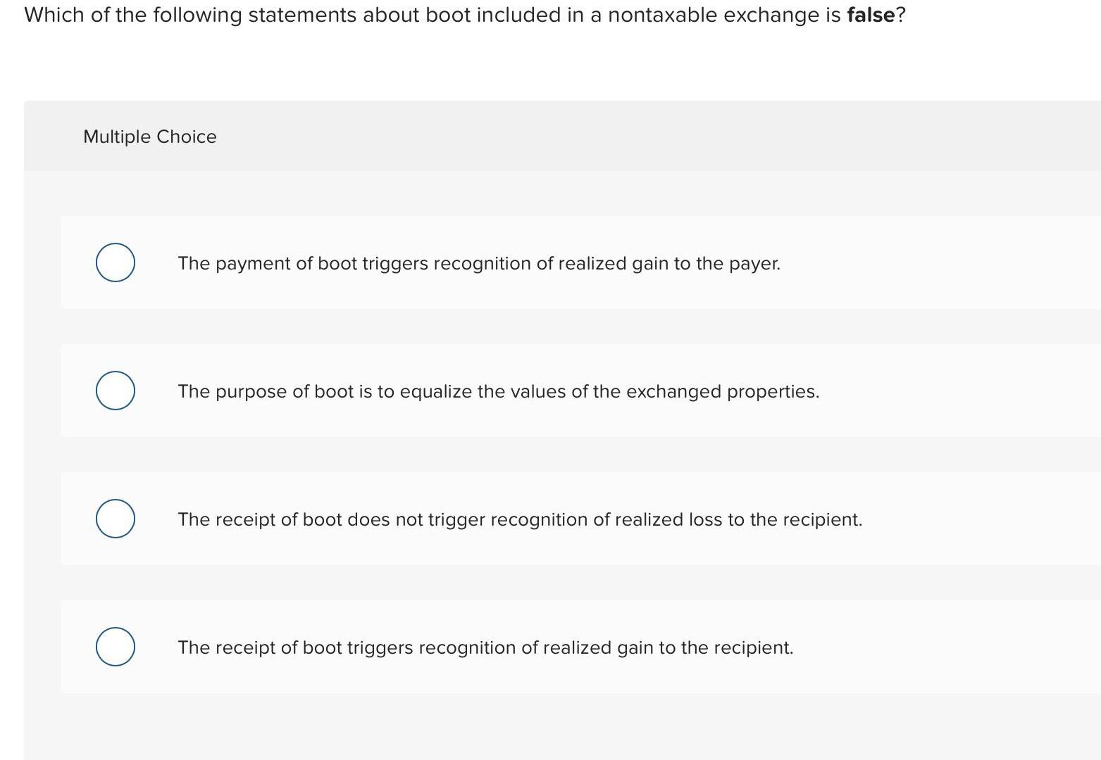Solved Which of the following statements about boot included | Chegg.com