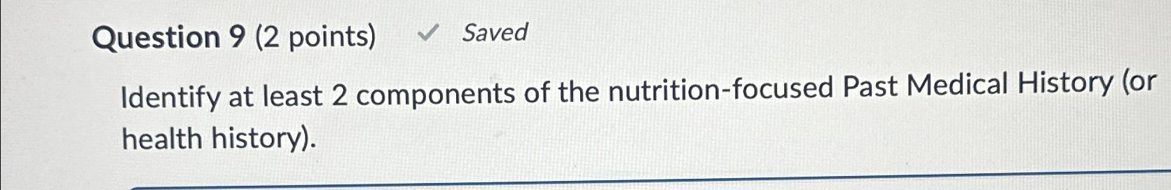 Solved Question 9 (2 points)SavedIdentify at least 2 | Chegg.com Solved Question 9 (2 points)SavedIdentify at least 2 | Chegg.com