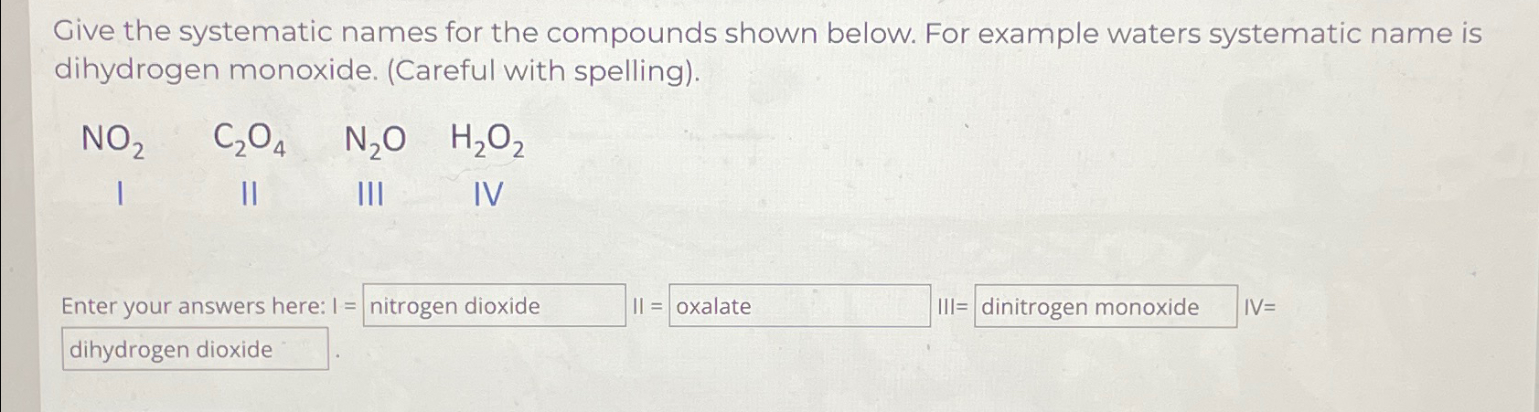 Solved Give the systematic names for the compounds shown | Chegg.com
