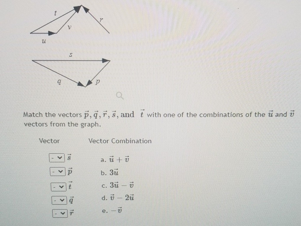 Solved ary tions Write the vector shown above in component | Chegg.com