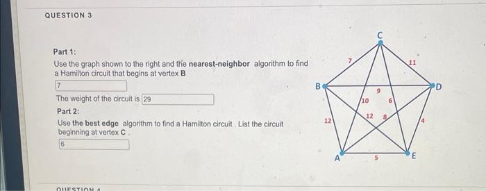 Solved Part 1: Use the graph shown to the right and the | Chegg.com