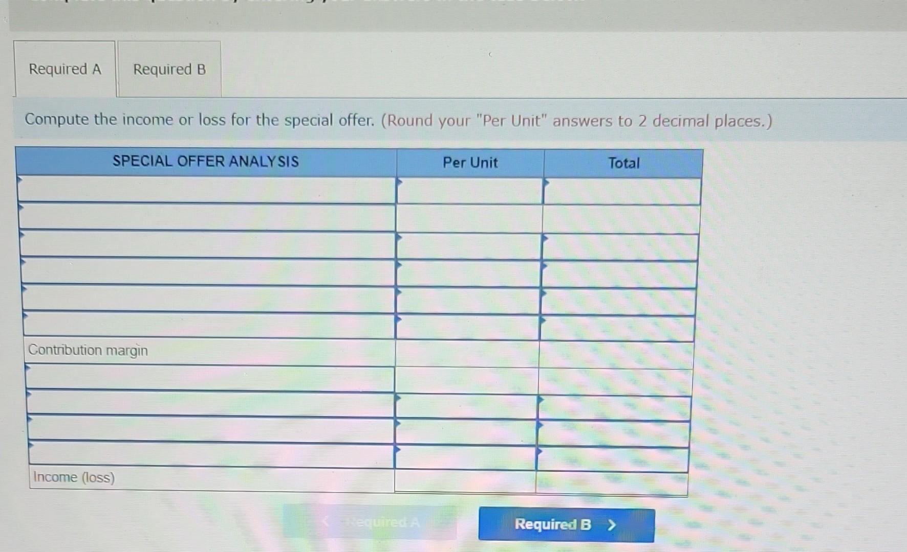 Solved Exercise 23-13 (Algo) Special offer pricing LO P7 | Chegg.com