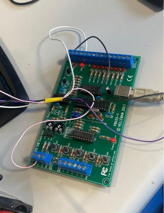 Solved controlling a temperature cooling system using k8055 | Chegg.com