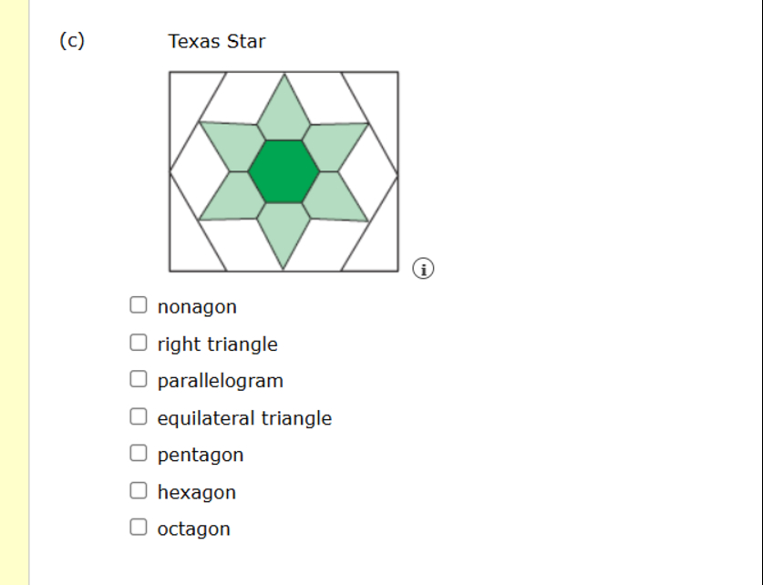 Describe all the geometric shapes you see in the | Chegg.com