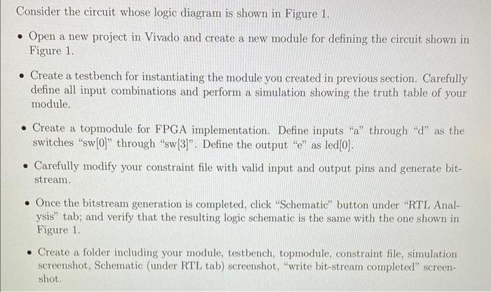 Solved Figure 1: Example Logic Schematic Consider the | Chegg.com