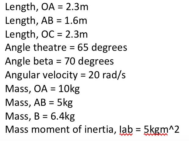 Solved 3. Acceleration Analysis ( 30 marks): - Present a | Chegg.com