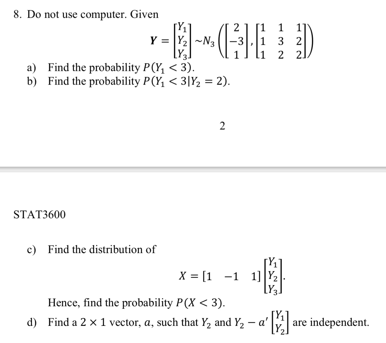 Solved Do not use computer. | Chegg.com