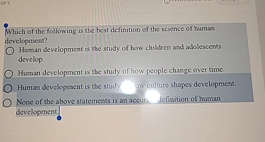 Solved Which of the following is the best definition of the | Chegg.com