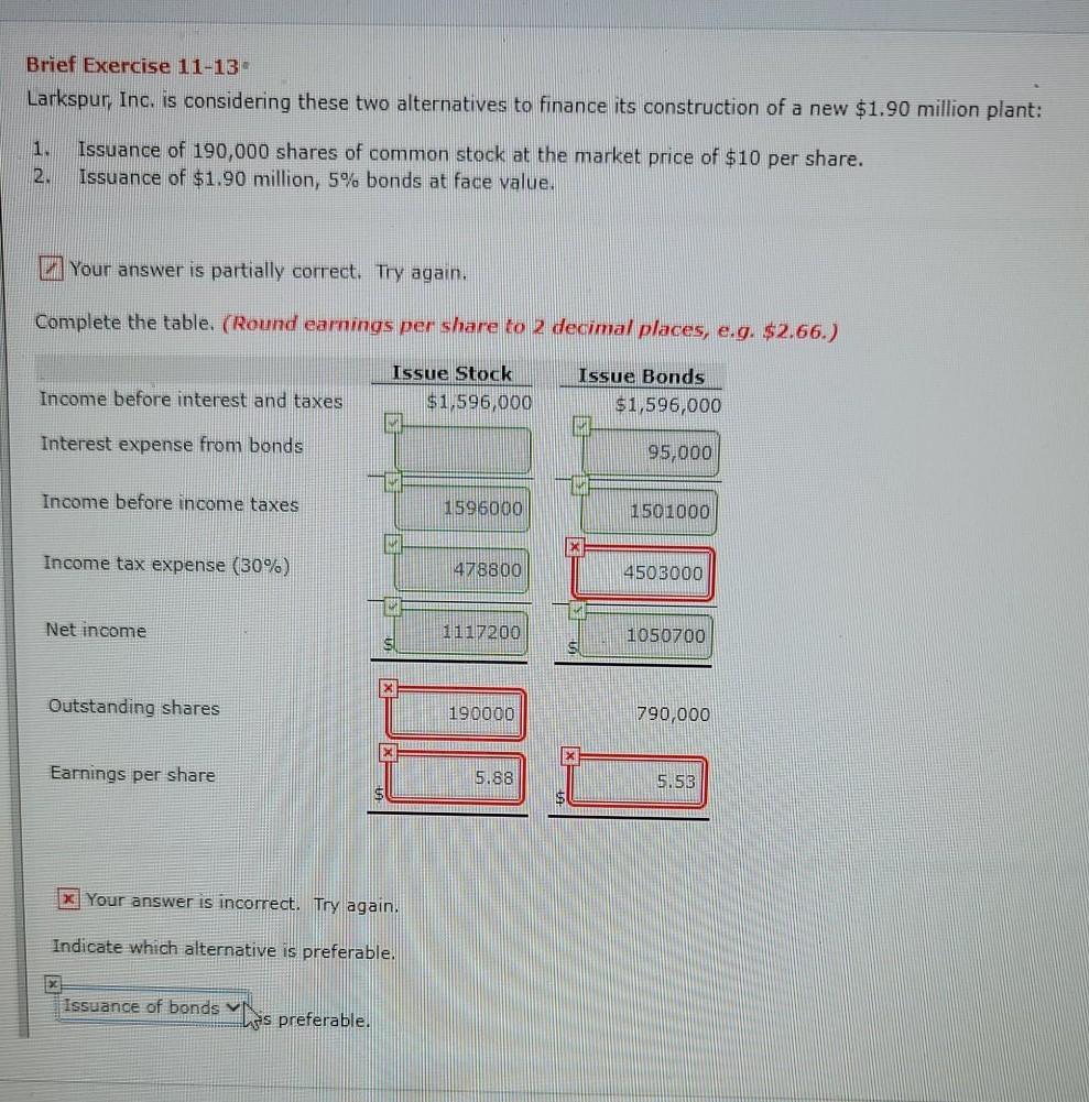 Solved Brief Exercise 11-13 Larkspur, Inc. is considering | Chegg.com