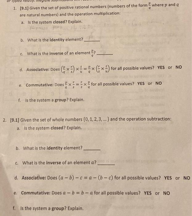 Solved ] ﻿Given the set of positive rational numbers | Chegg.com