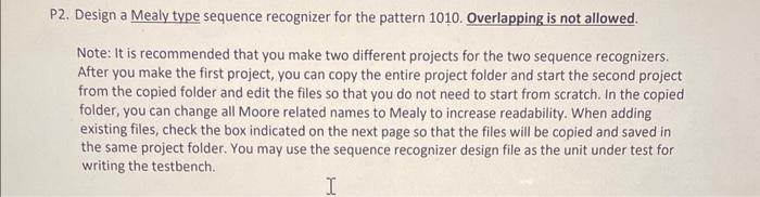 Solved Design a sequence recognizer that has an input w and | Chegg.com