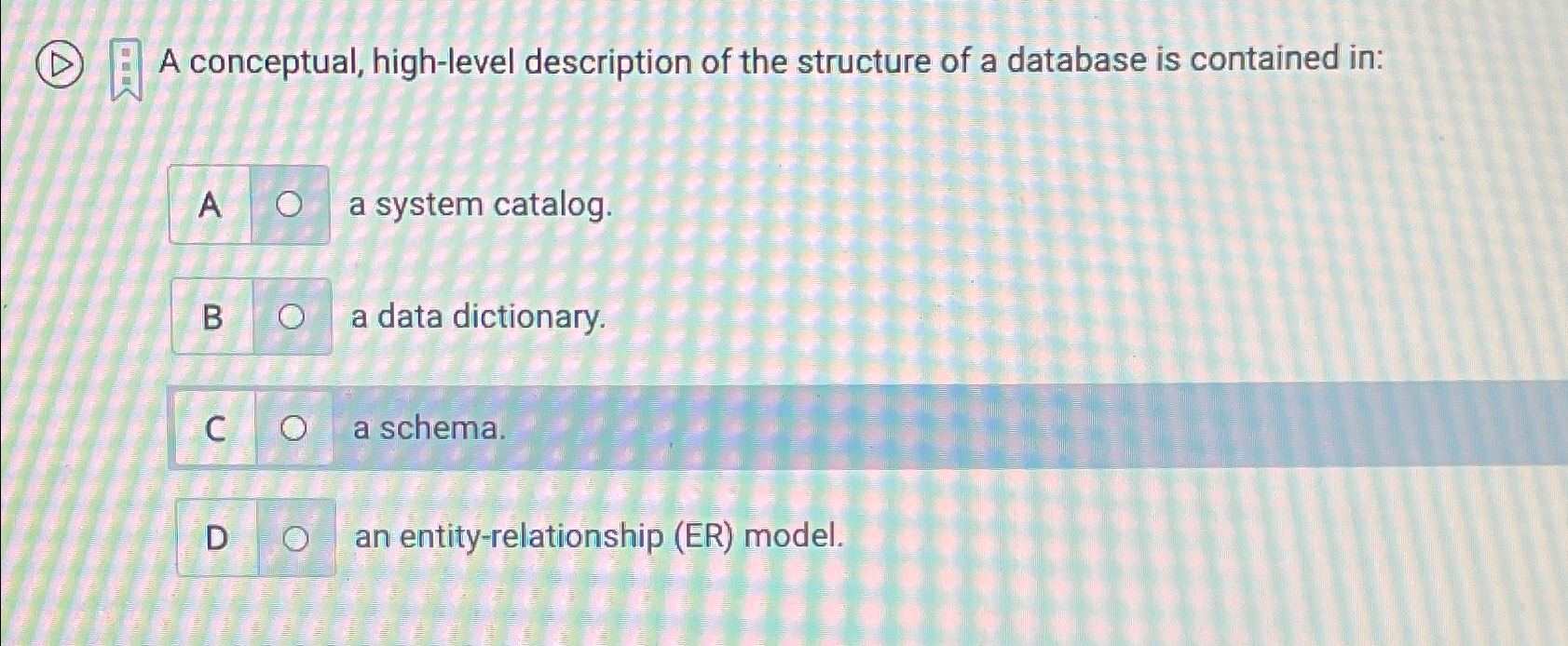 Solved (D) ﻿A conceptual, high-level description of the | Chegg.com