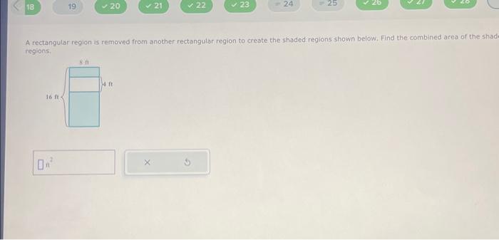 Solved A rectangular region is removed from another | Chegg.com
