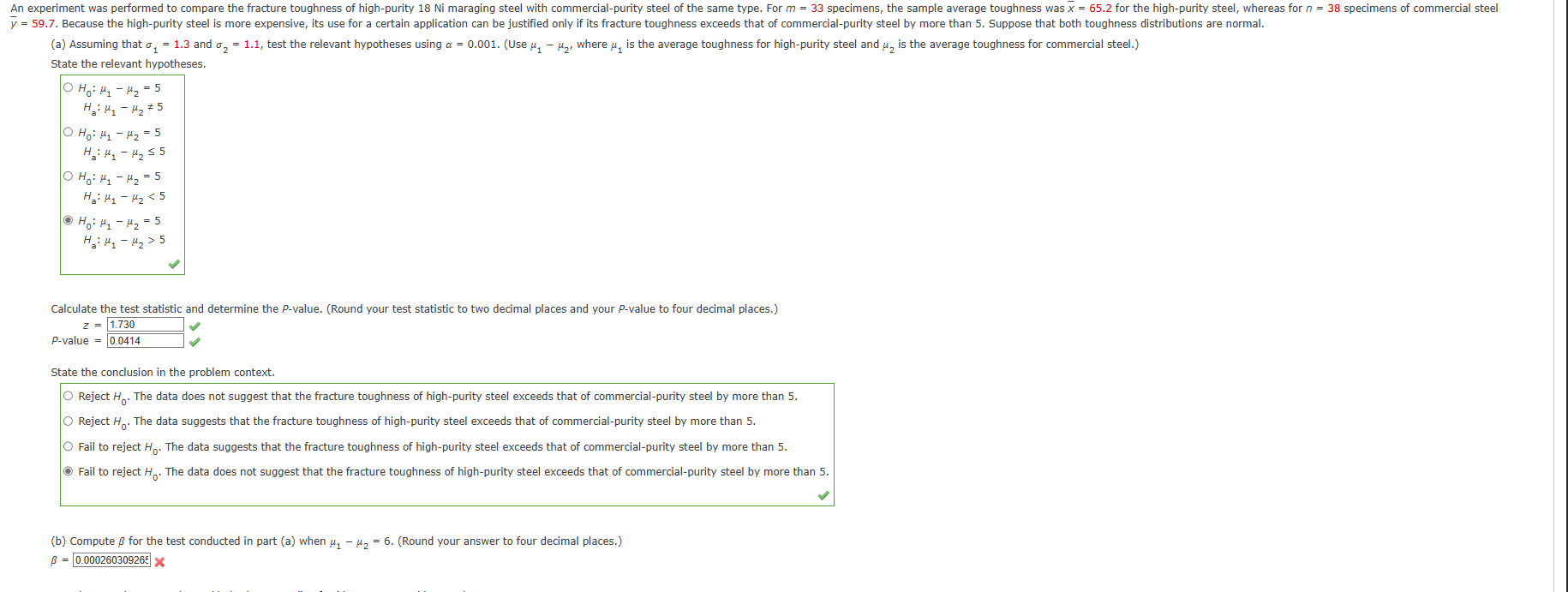 Solved State the relevant hypotheses.HPP-value to ﻿four | Chegg.com