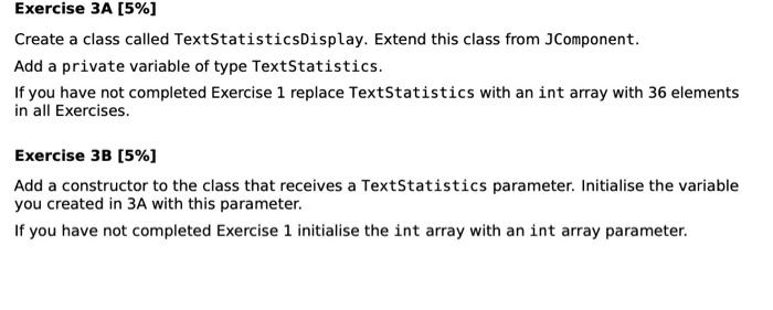 Solved Exercise 3C [25\%] Override the paintComponent | Chegg.com