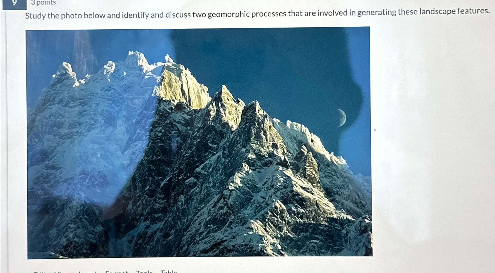Solved 3 ﻿pointsStudy the photo below and identify and | Chegg.com