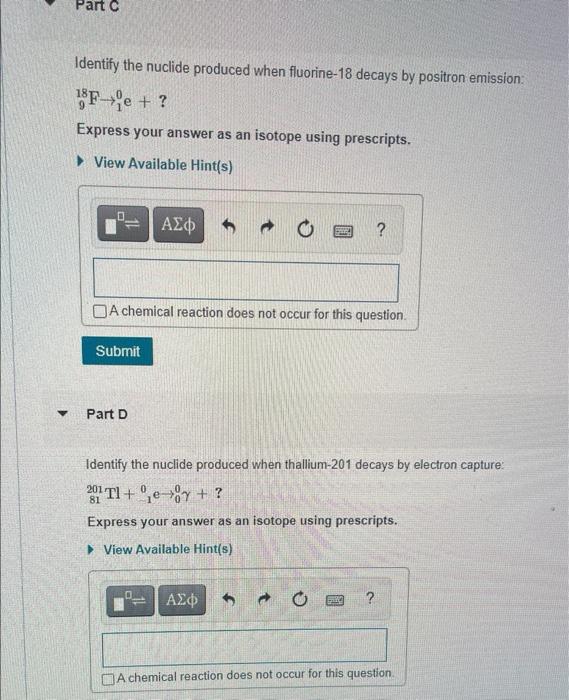 Solved Identify the nuclide produced when americium-241 | Chegg.com